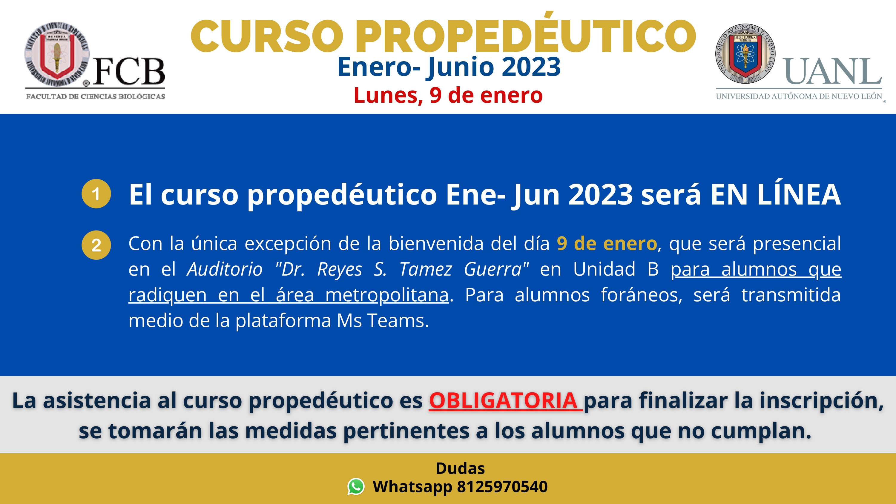 Facultad de Ciencias Biológicas de la UANL - Información importante ... Facultad de Ciencias Biológicas de la UANL - Información importante ...